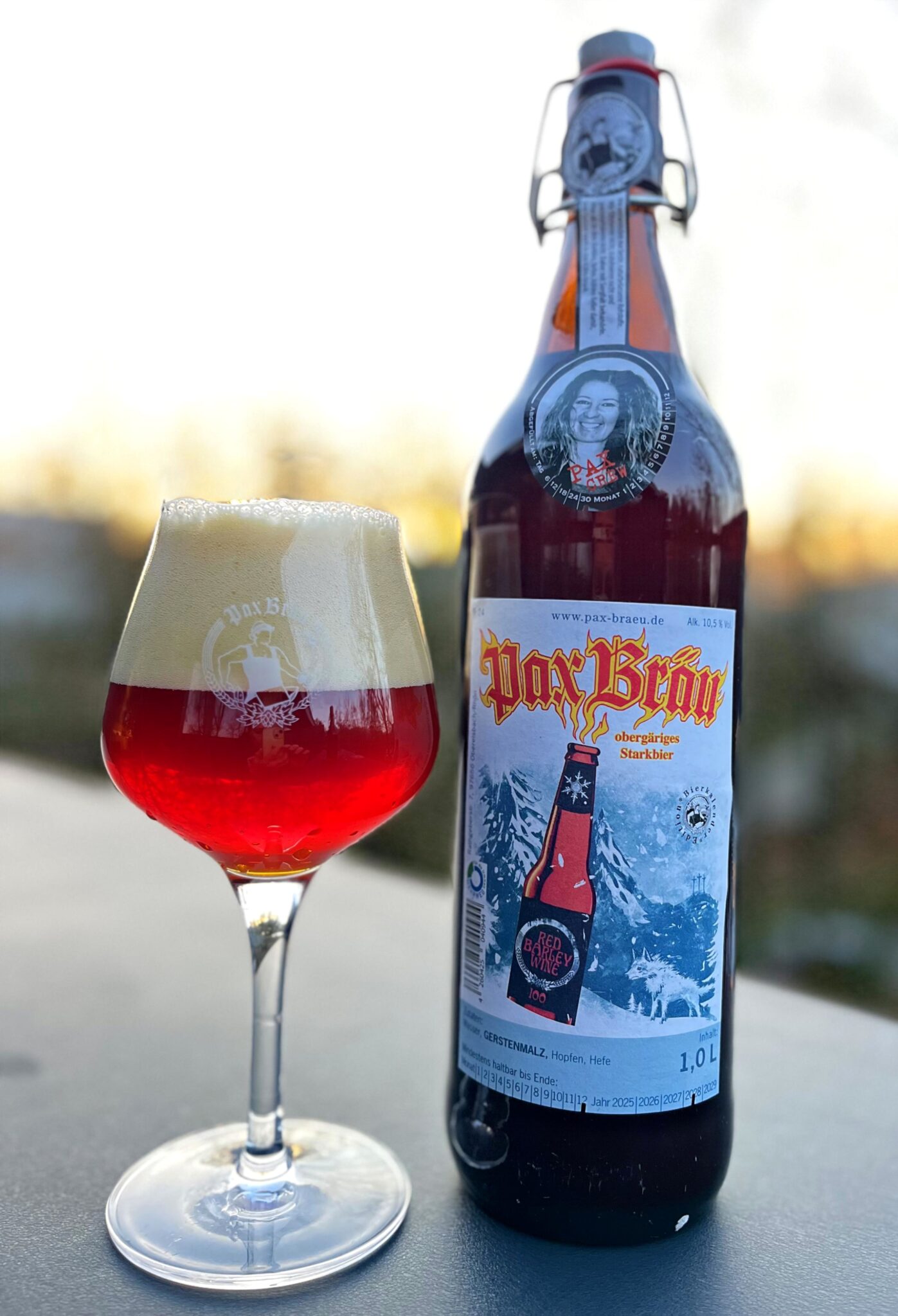 -1 0 0- Red Barley Wine – Pax Bräu